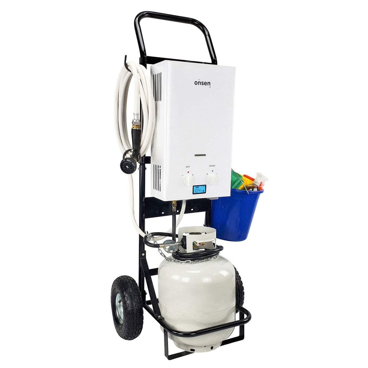 Onsen 7L Tankless Water Heater w/ Hand Cart | onsenproducts.com (USA)